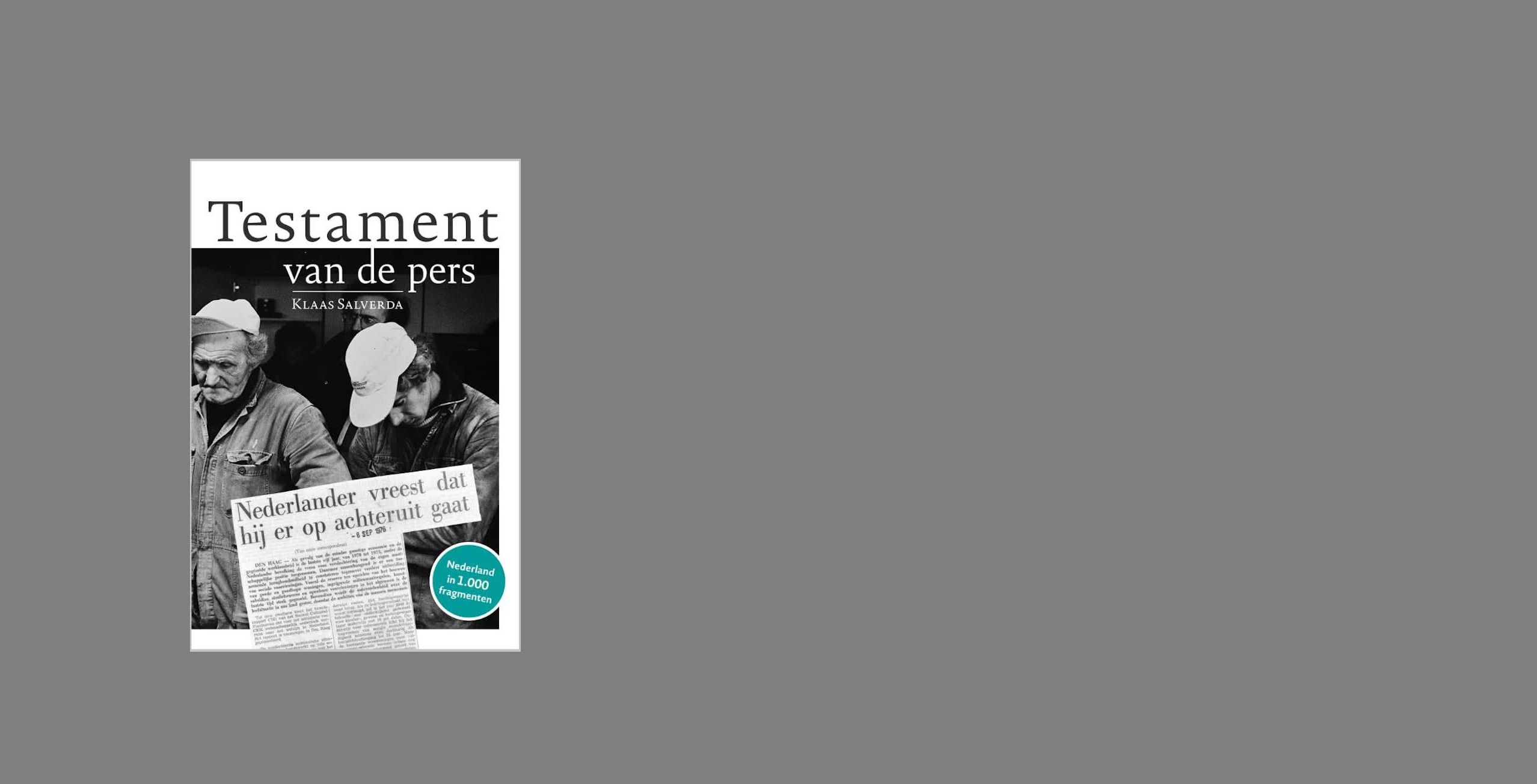 Maak kans op het boek 'Testament van de Pers'