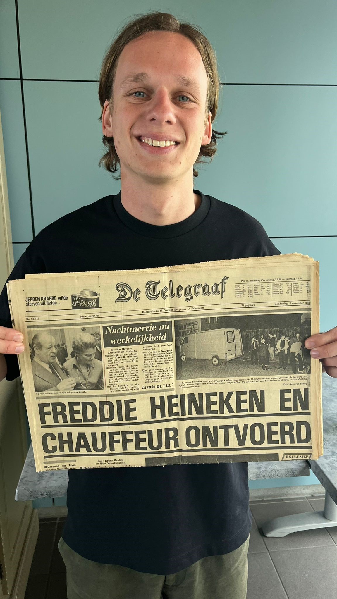 Naarder Jesse Schotanus studeert af met De Heineken ontvoering-podcast ...