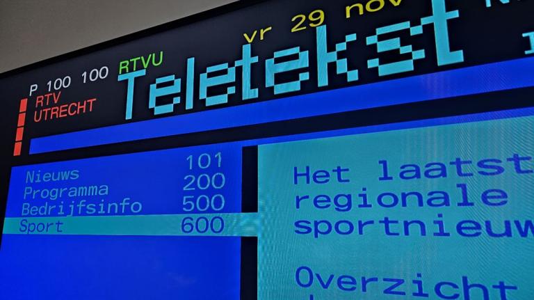 RTV Utrecht stopt met Teletekst - Spreekbuis.nl