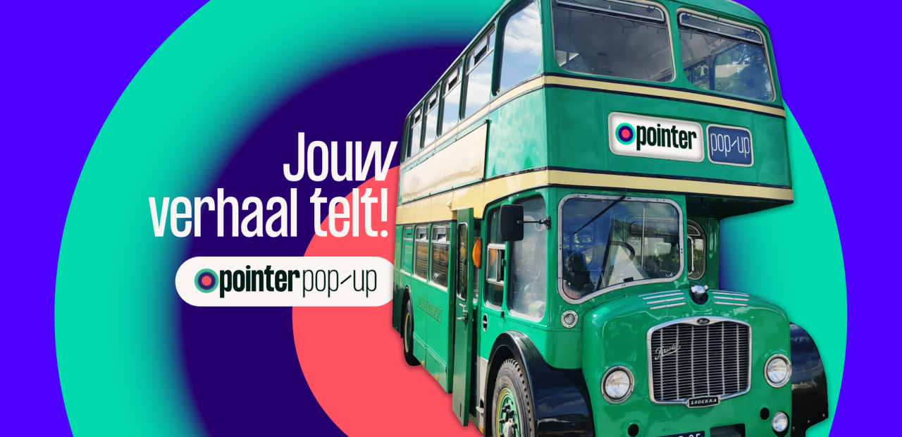 KRO-NCRV's Pointer en Spraakmakers gaan met de pop-up bus het land in ...